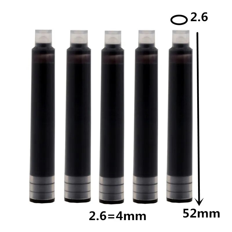 Перьевая ручка Jinhao 280 1.5mm, 5pcs ink Black