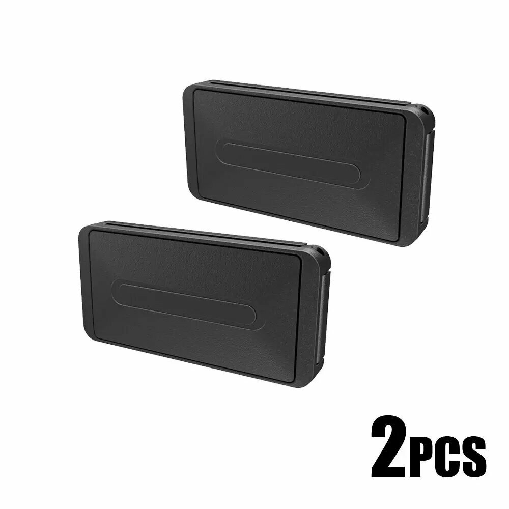 2 шт. Регулируемый автомобильный держатель ремней безопасности, стопор, пряжка, зажим, черный