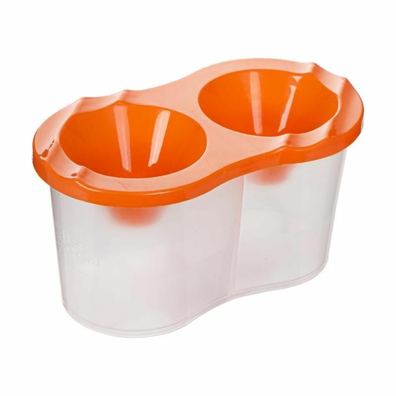 Стакан-непроливайка двойной для кисточек рисования