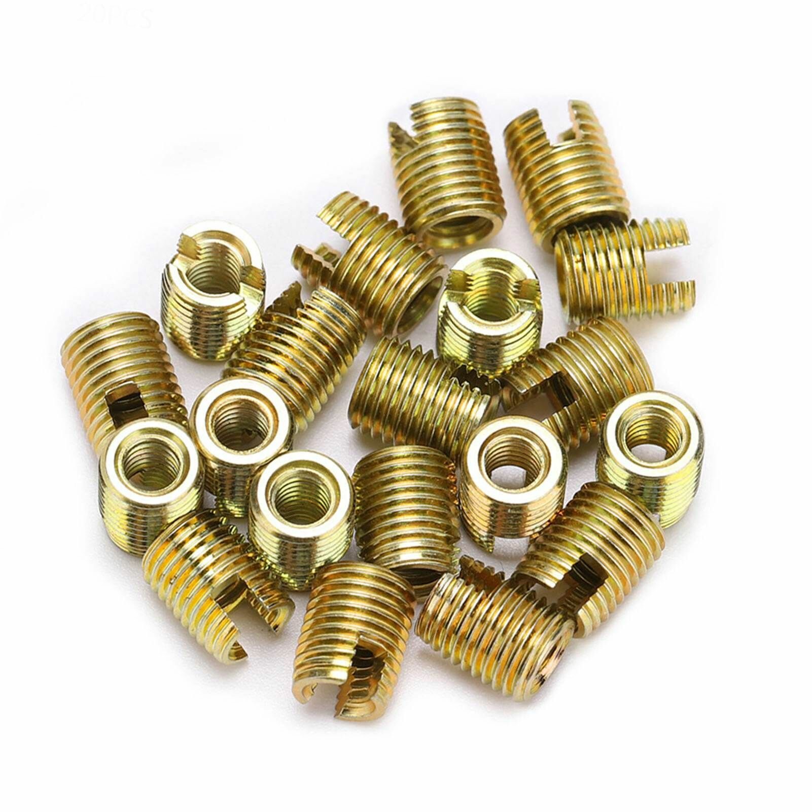 Тип 302 оцинкованная втулка для саморезов из углеродистой стали 20шт (внутренний М2 * 0,4 внешний М4.5 *0,5 длина 6 мм)