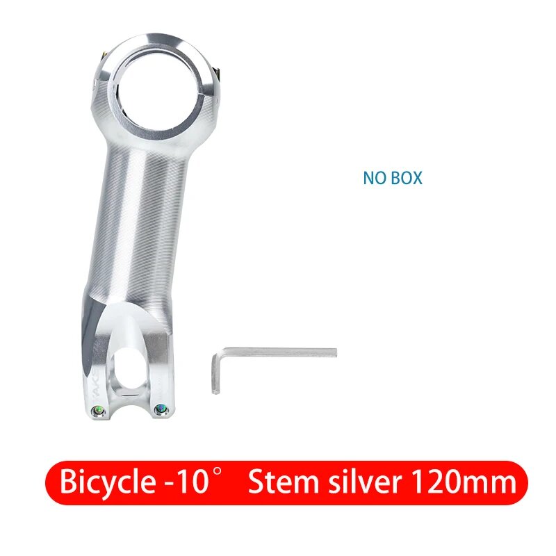 WAKE SM035 Вынос руля для шоссейного велосипеда 31,8 мм 10 градусов серебристый Серебряный, 10 Degree 120mm Si