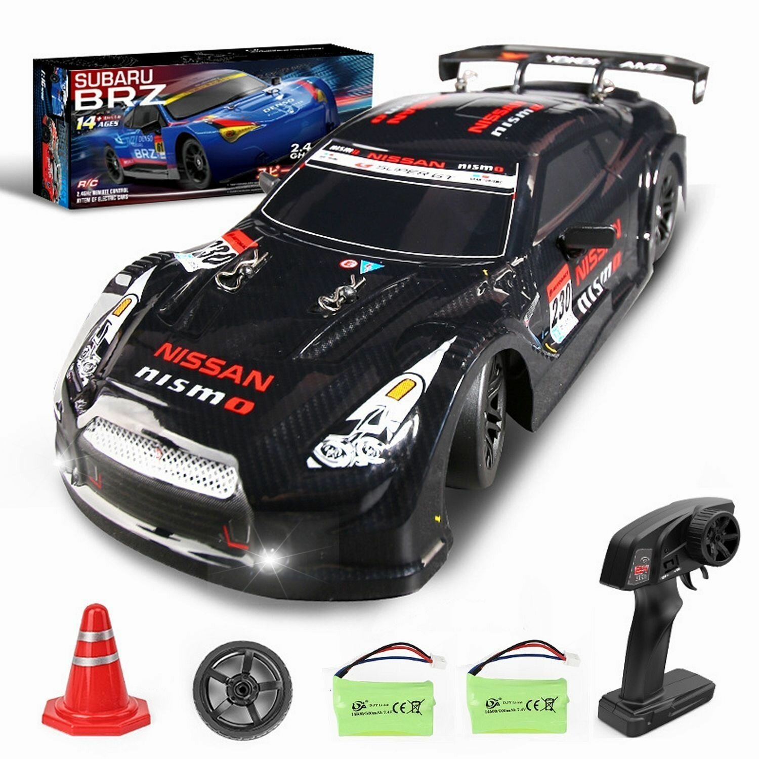 Дрифт-кар с дистанционным управлением, профессиональный высокоскоростной полноприводный автомобиль в масштабе 1:16, конкурентоспособный автомобиль