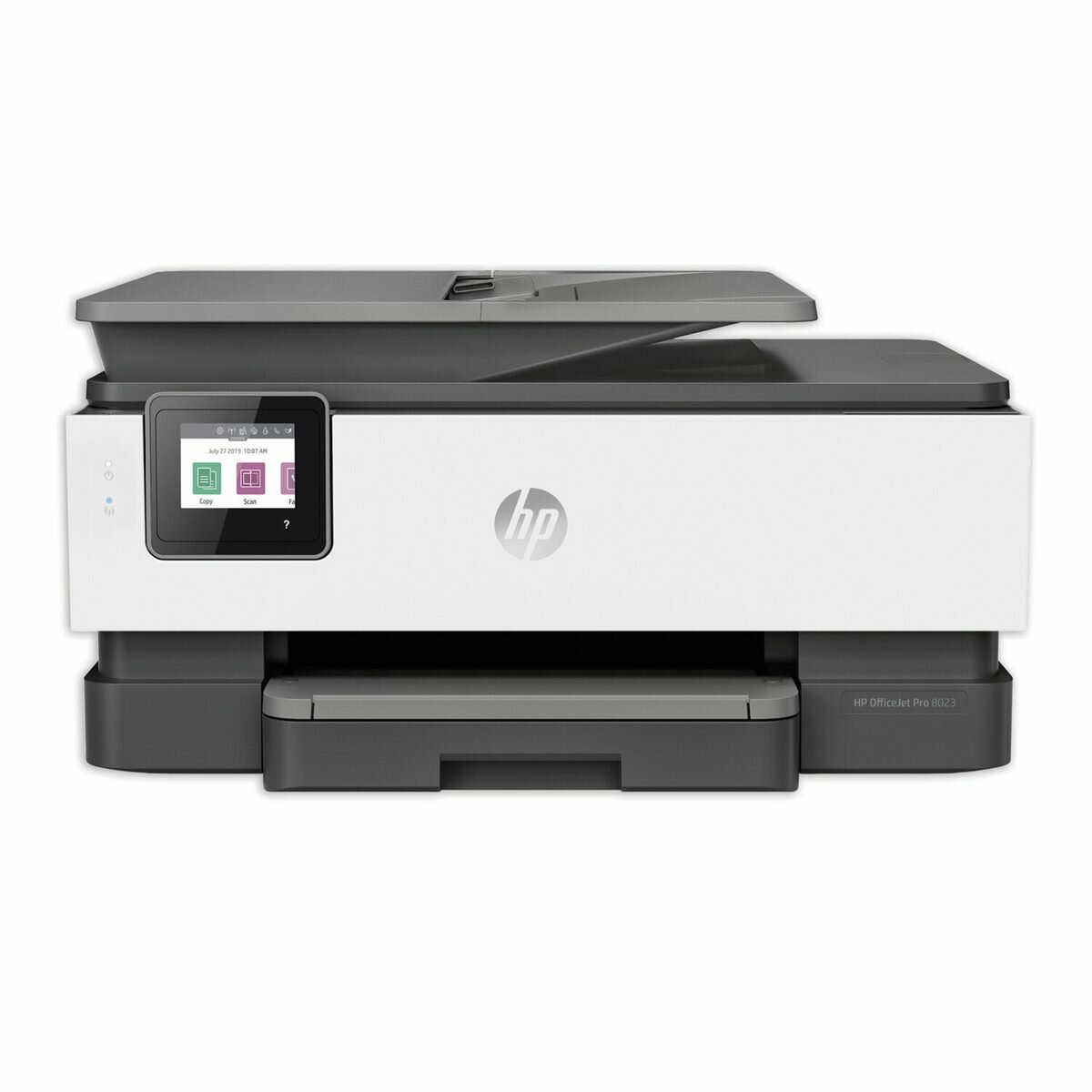 МФУ струйное HP OfficeJet Pro 8023, "3 в 1", белый/серый, USB/LAN/Wi-Fi (1KR64B)