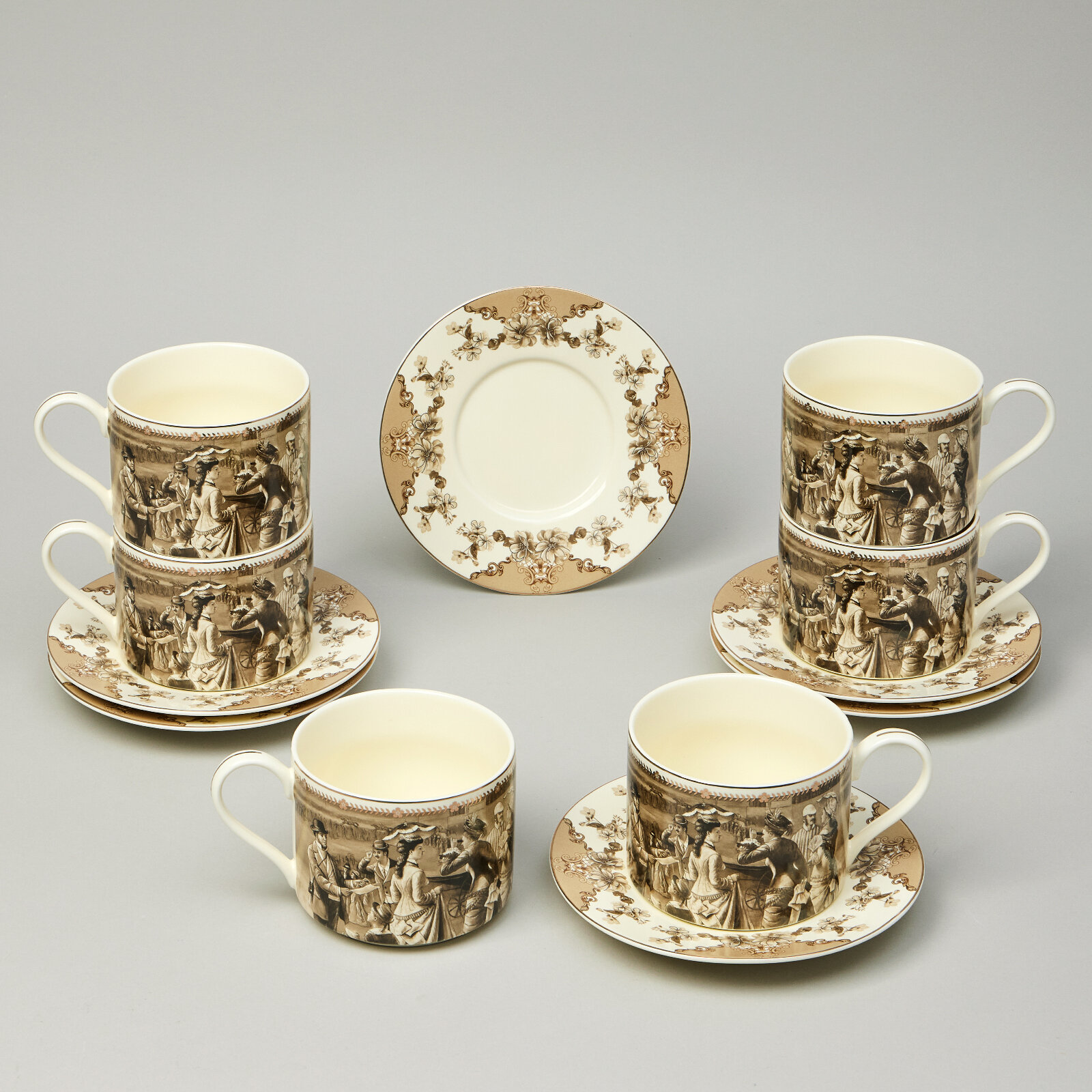 Чайный набор 165-576 lefard rendezvous на 6 пер. 12 пр. 350 мл