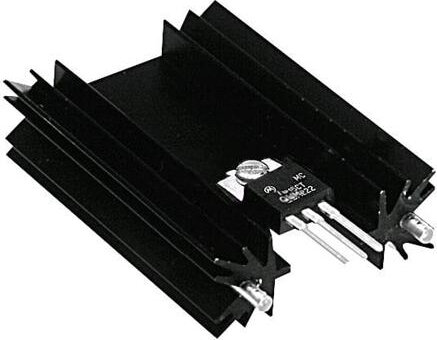 Радиатор FISCHER ELEKTRONIK SK 104 38,1 STS Радиатор: штампованный SOT32 TO220 TO3P черный L: 38,1мм 1шт
