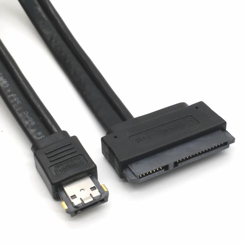 Новый двойной источник питания Esata USB 12 В 5 2 в 1 комбинированный к 22-контактному кабелю жесткого диска Sata Высокое качество 2,5-дюймовый преобразователь HDD