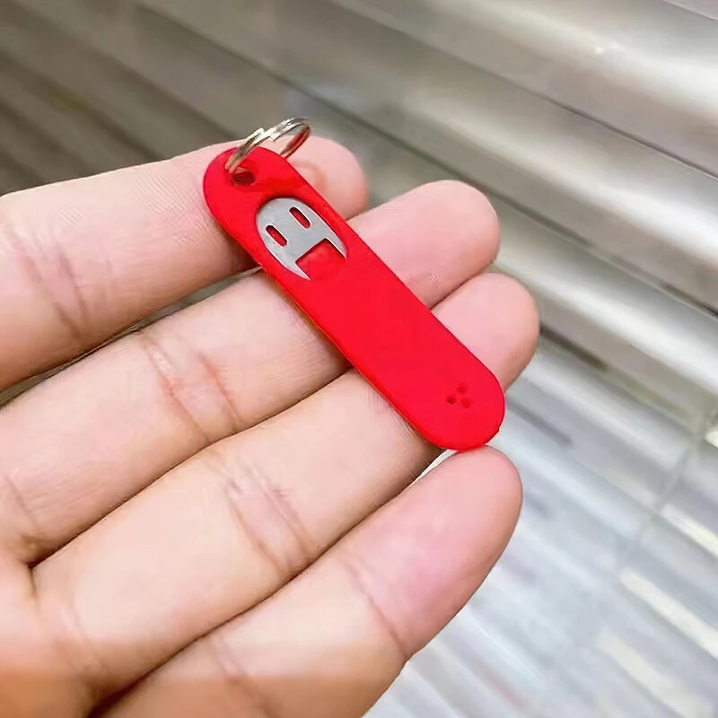 1 шт. инструмент для удаления ключа от телефона, штифт для карты, автомобильный брелок для карты, игла, штифт для извлечения, штифт для вытаскивания, эжектор для Sim-карты C Car Keychian