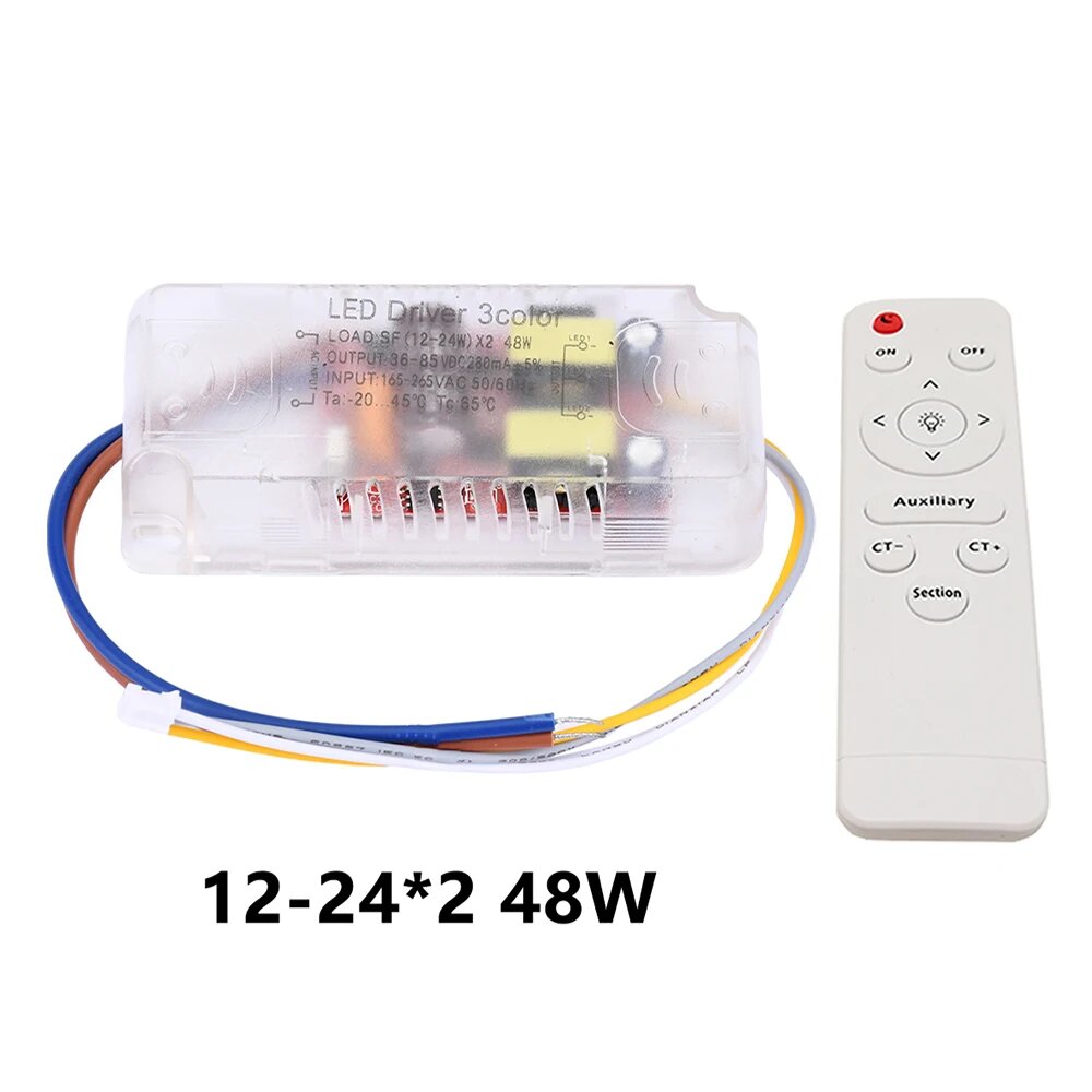 LED драйвер 12-24*2 48W с ИК пультом