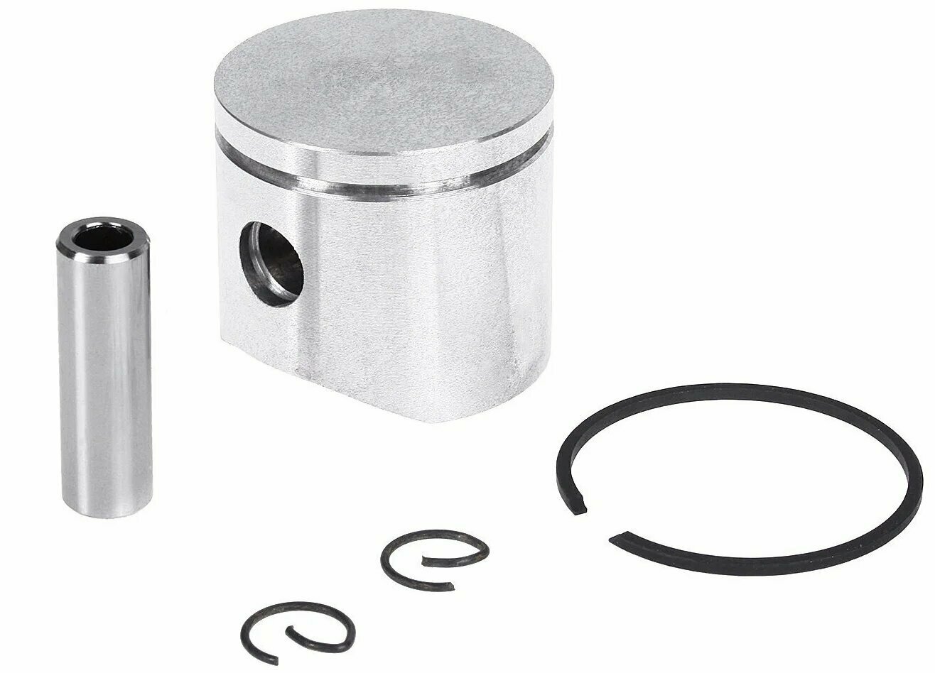 Набор(поршень, кольца, скобы, палец) для бензопилы HUSQVARNA 142 (D-40мм.)