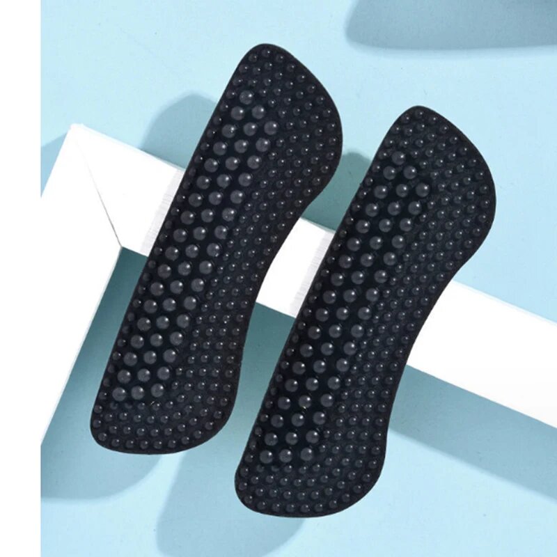Новые силиконовые гелевые наклейки на пятки, чашки на пятки, вставки, прокладки для обуви, черный