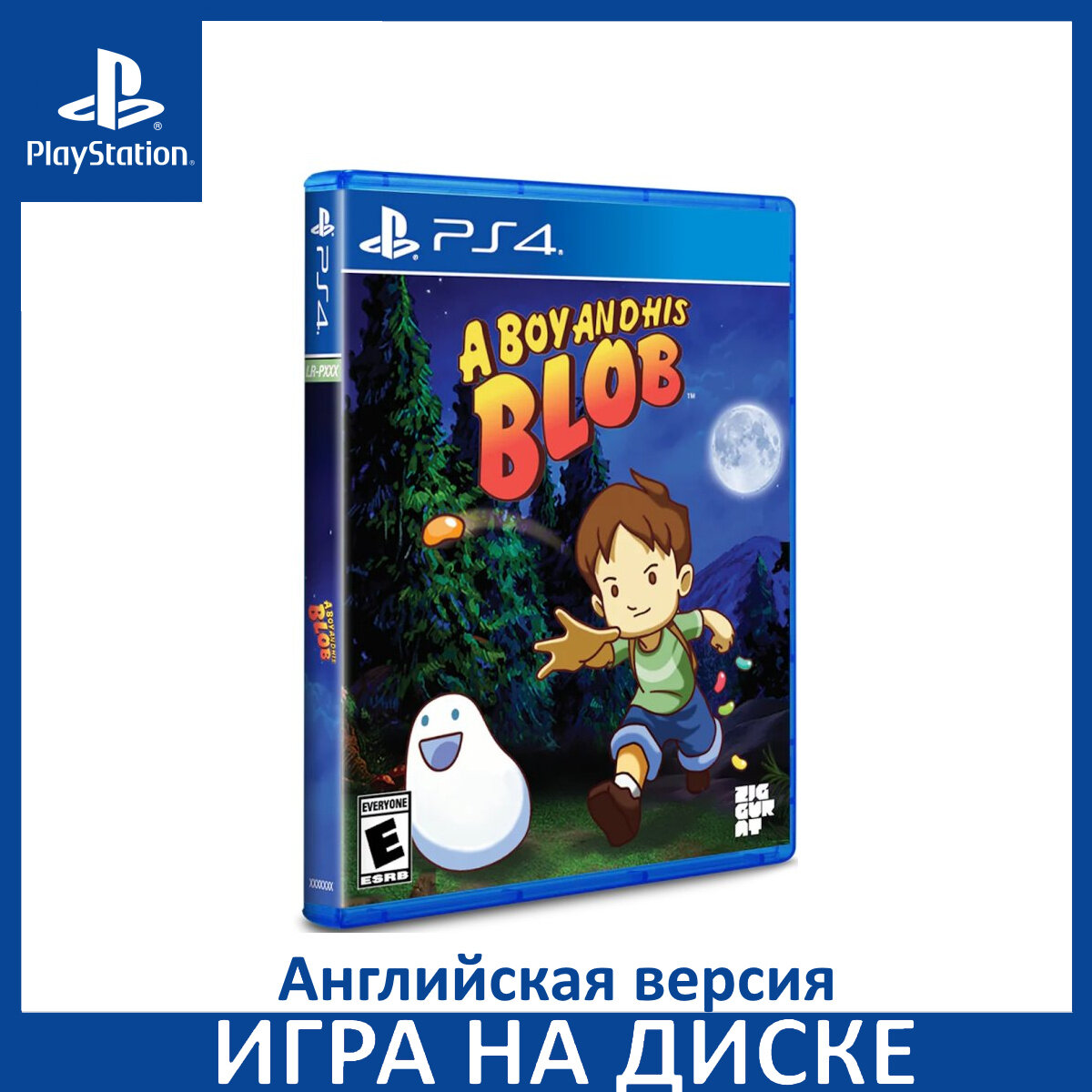Игра A Boy And His Blob (Limited Run)PS4 Английский язык Диск на PlayStation 4