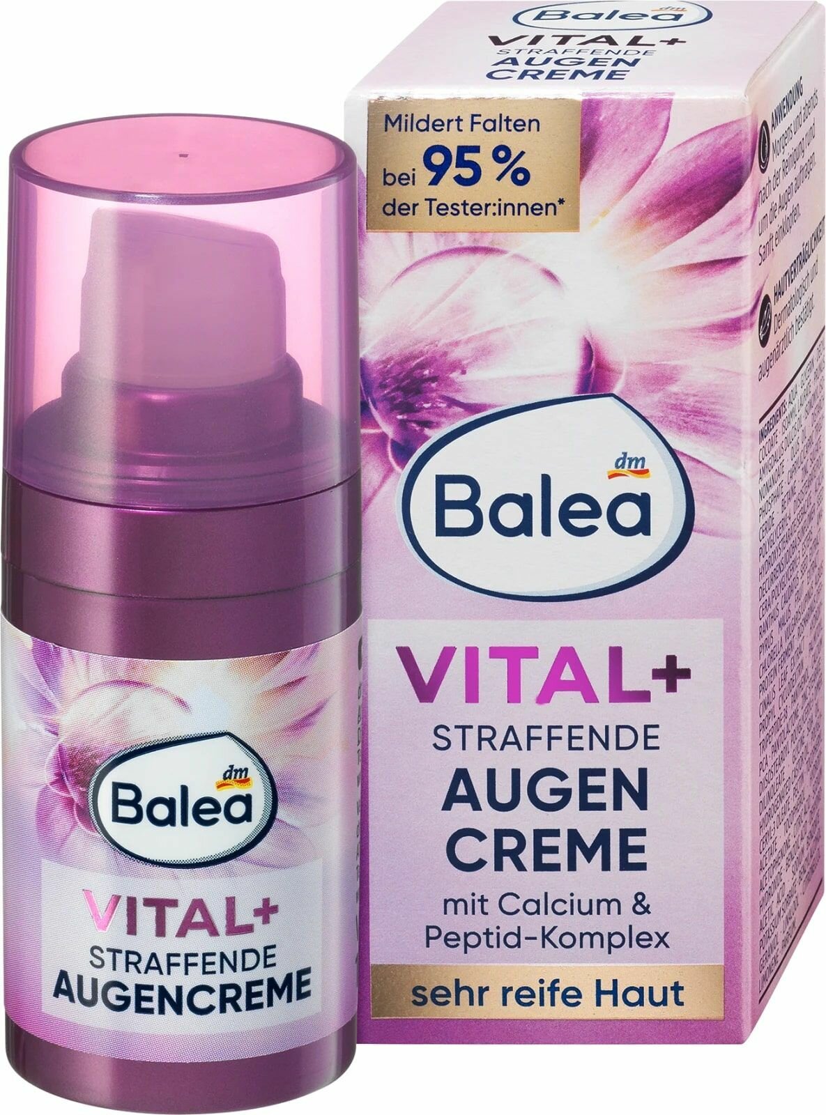 Balea Крем от морщин, для кожи вокруг глаз Vital+ (Германия), 15 мл.