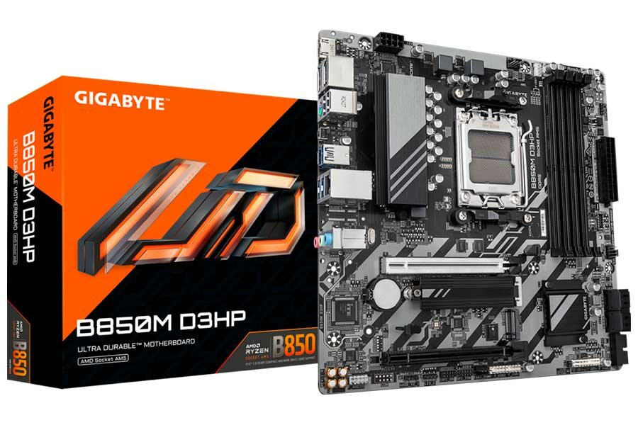 Материнская плата Gigabyte B850M D3HP (AM5, mATX)