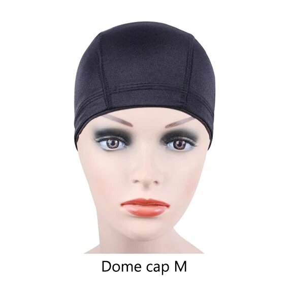 Черная сетка для волос Dome cap M