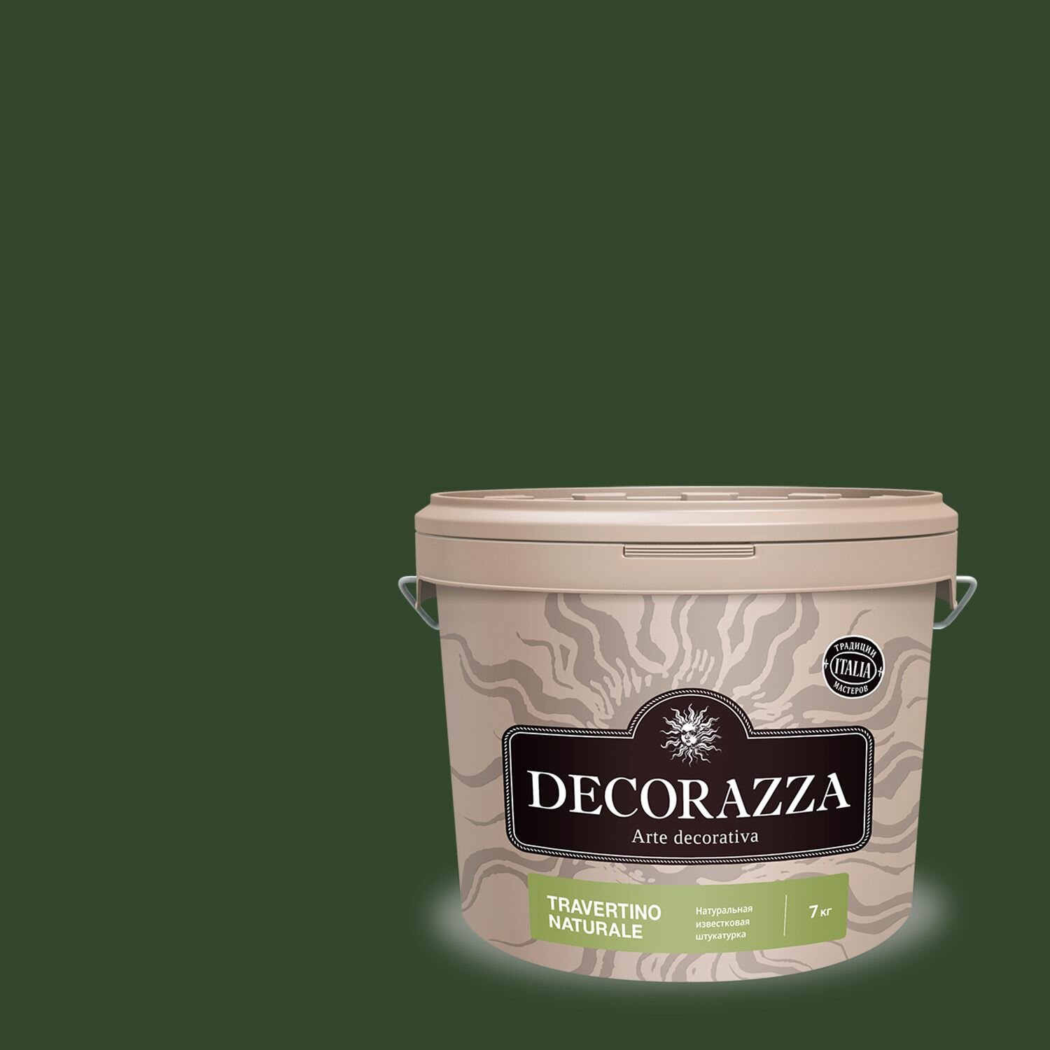 Декоративная известковая штукатурка с эффектом камня Decorazza Travertino Naturale (7кг) TRN 10-05