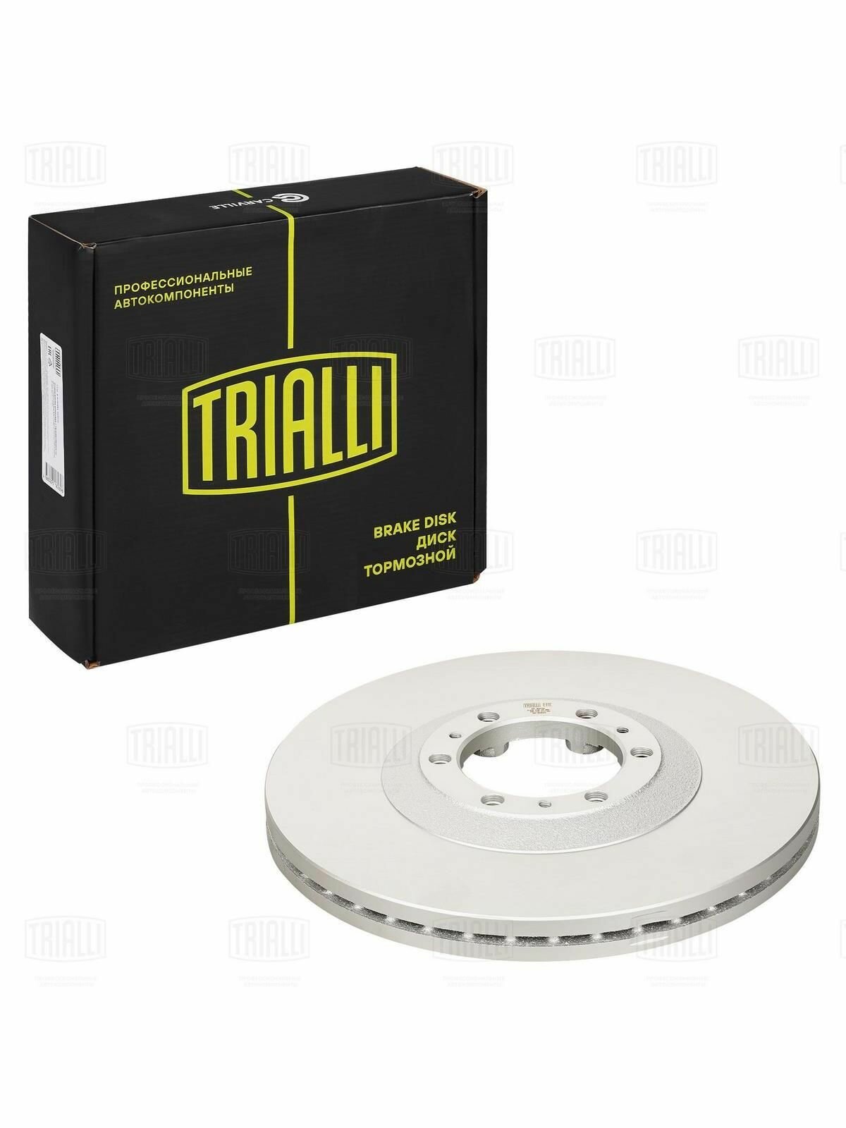 Диск тормозной передний Trialli DF105113 для а/м Great Wall Hover H5 (06-), Wingle, d 296 мм