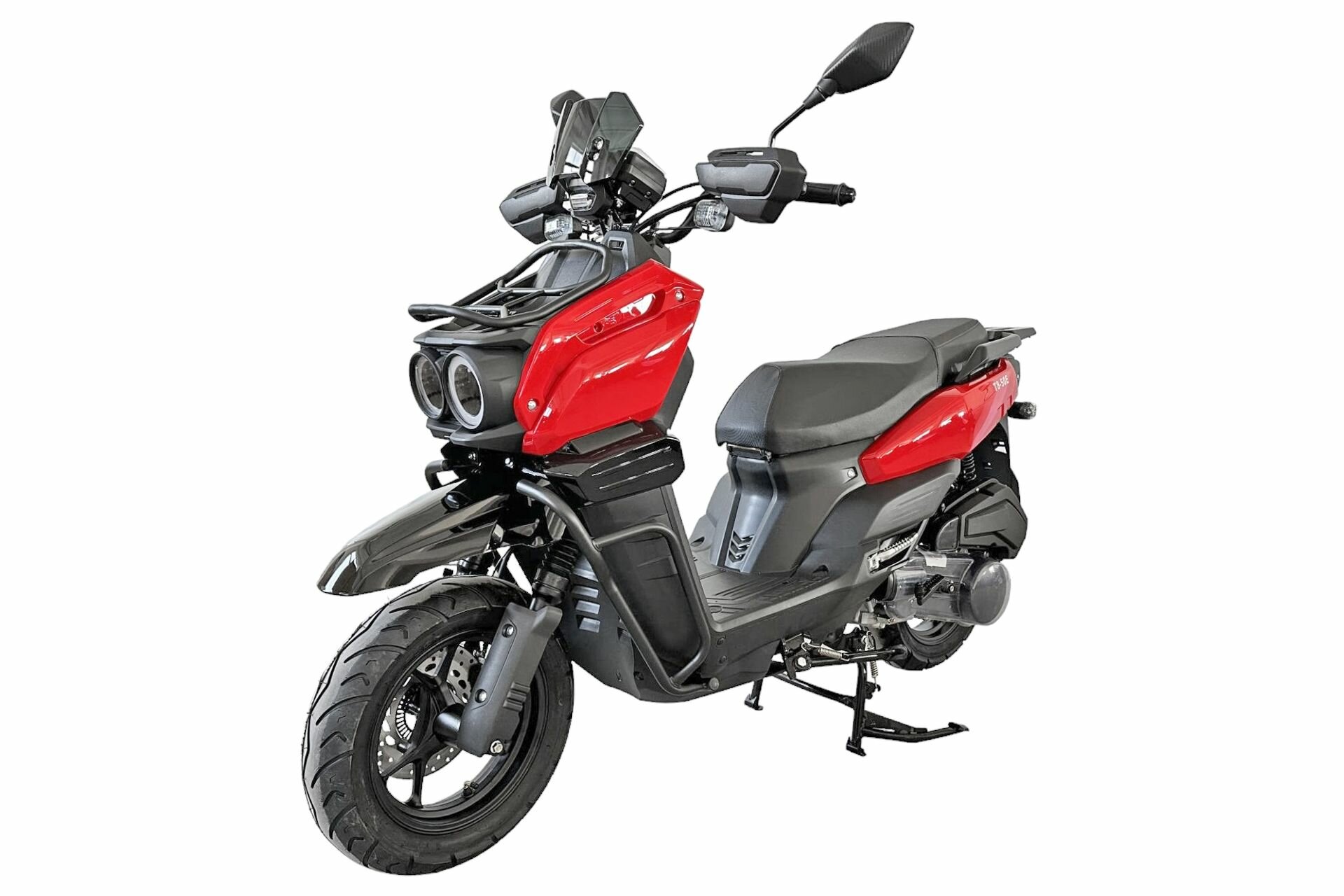 Скутер TANK 49сс (150) 10,8лс красный ( колеса перед12/зад.12, тормоза: диск. перед/бараб зад.)