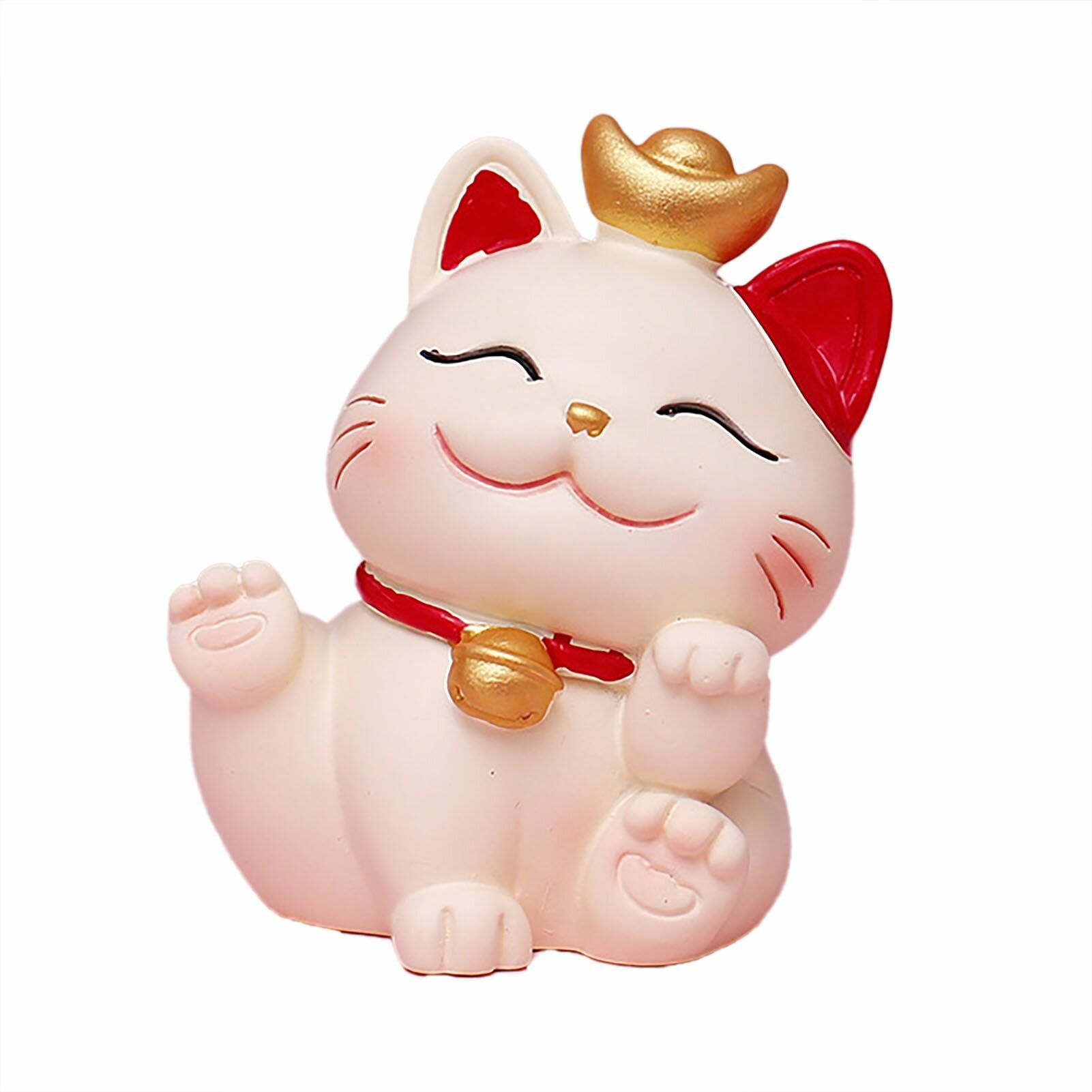 Украшение Fortune Cat Lucky Cat, декоративная статуя из синтетической смолы для украшения домашней гостиной, талисман на удачу для внутреннего декора