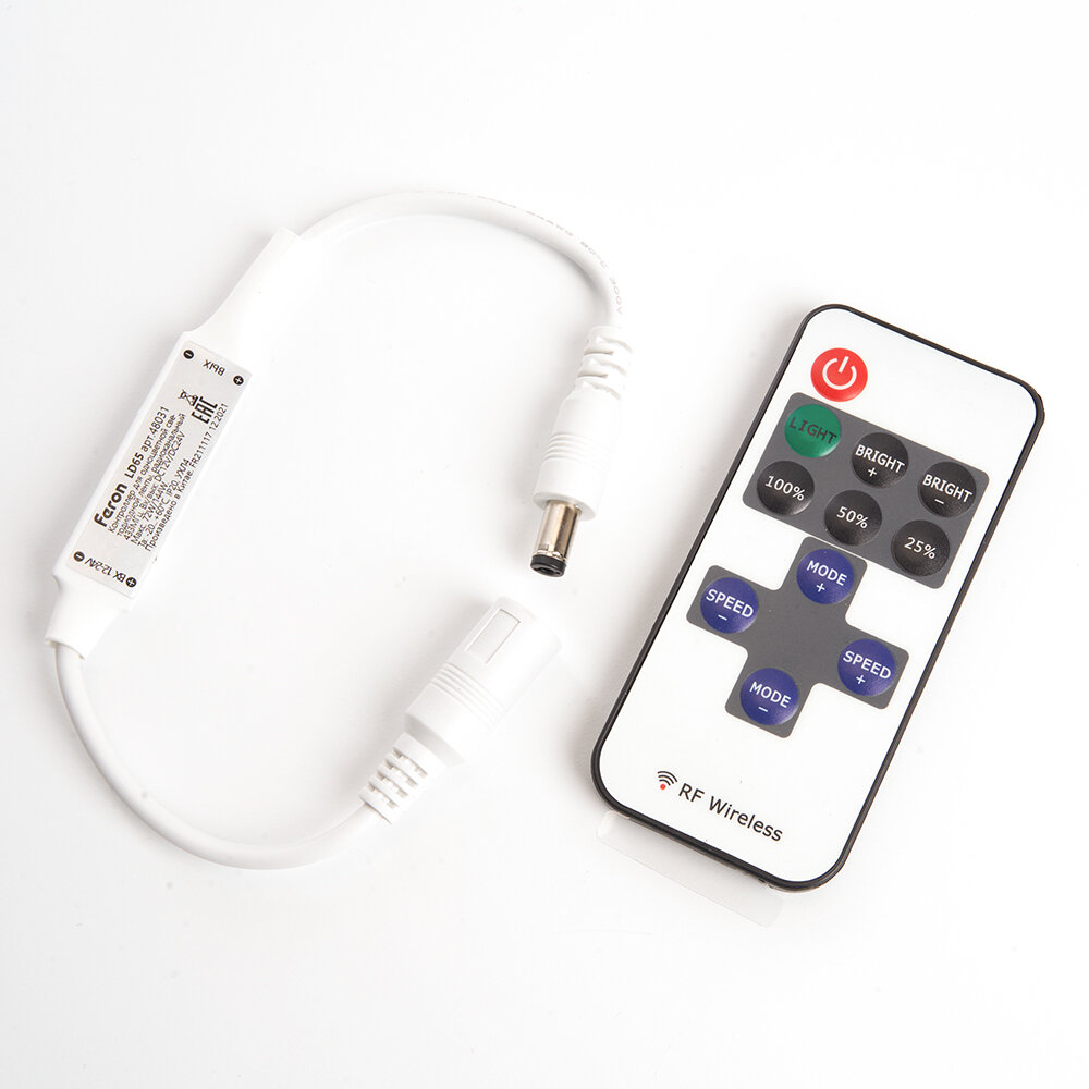 Пульт управления / Выключатель дистанционный для светодиодной ленты Feron LD65 48031