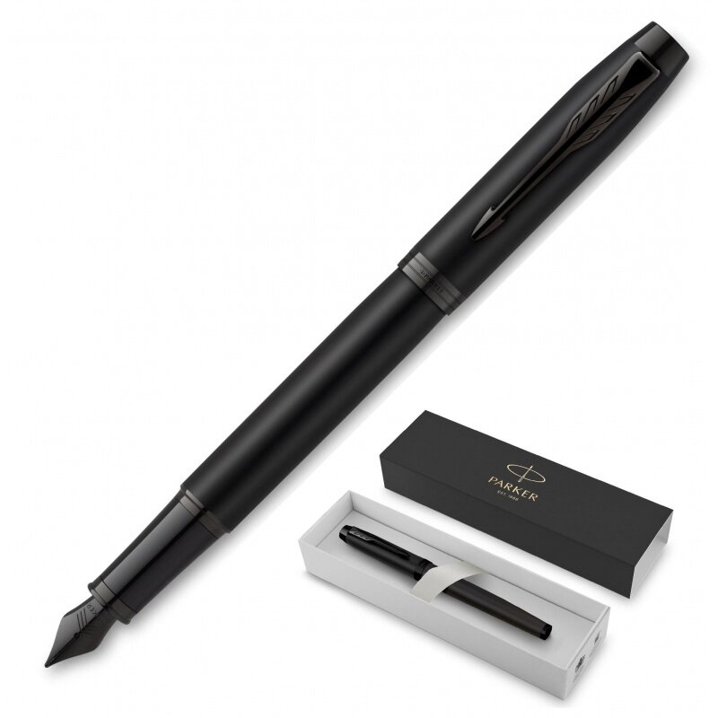 Ручка перьевая Parker IM Achromatic Matt, Black