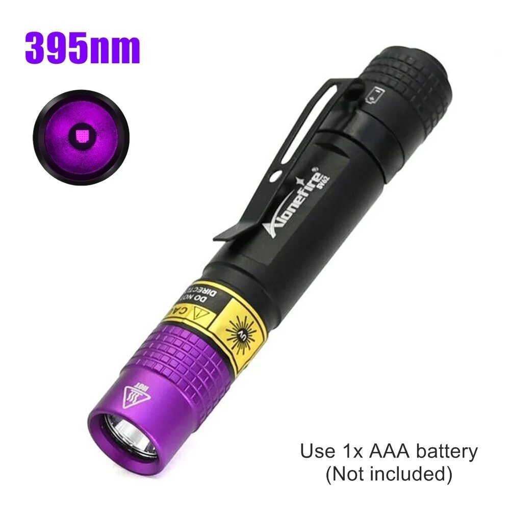 AloneFire UV-фонарь SV62 395nm, фиолетовый