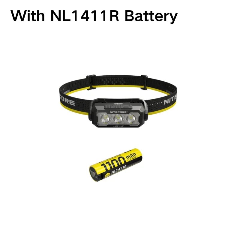 NITECORE HA15 UHE налобный фонарь с NL1411R