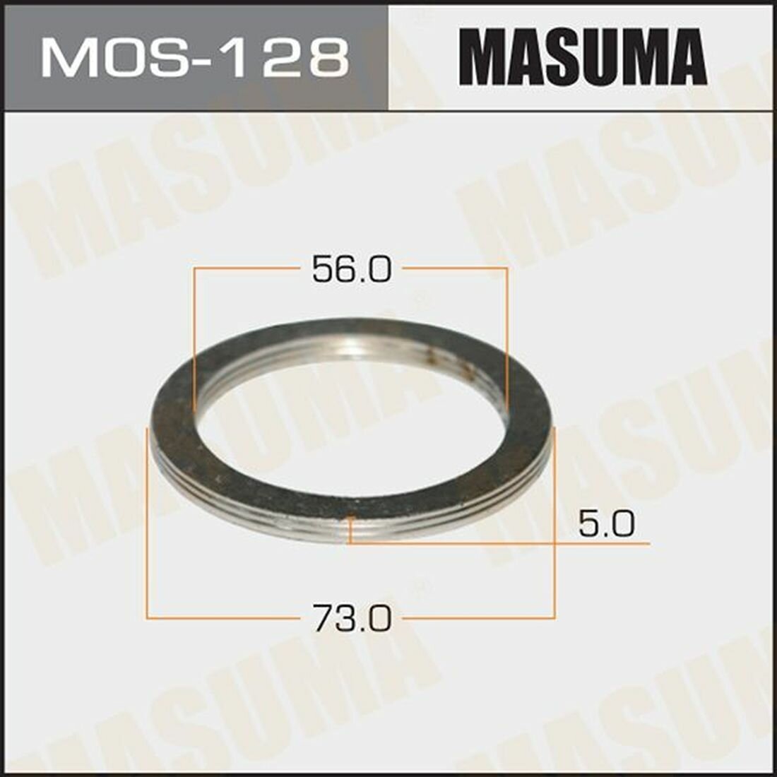 Кольцо уплотнительное глушителя Masuma 56х73 MOS-128 1шт.
