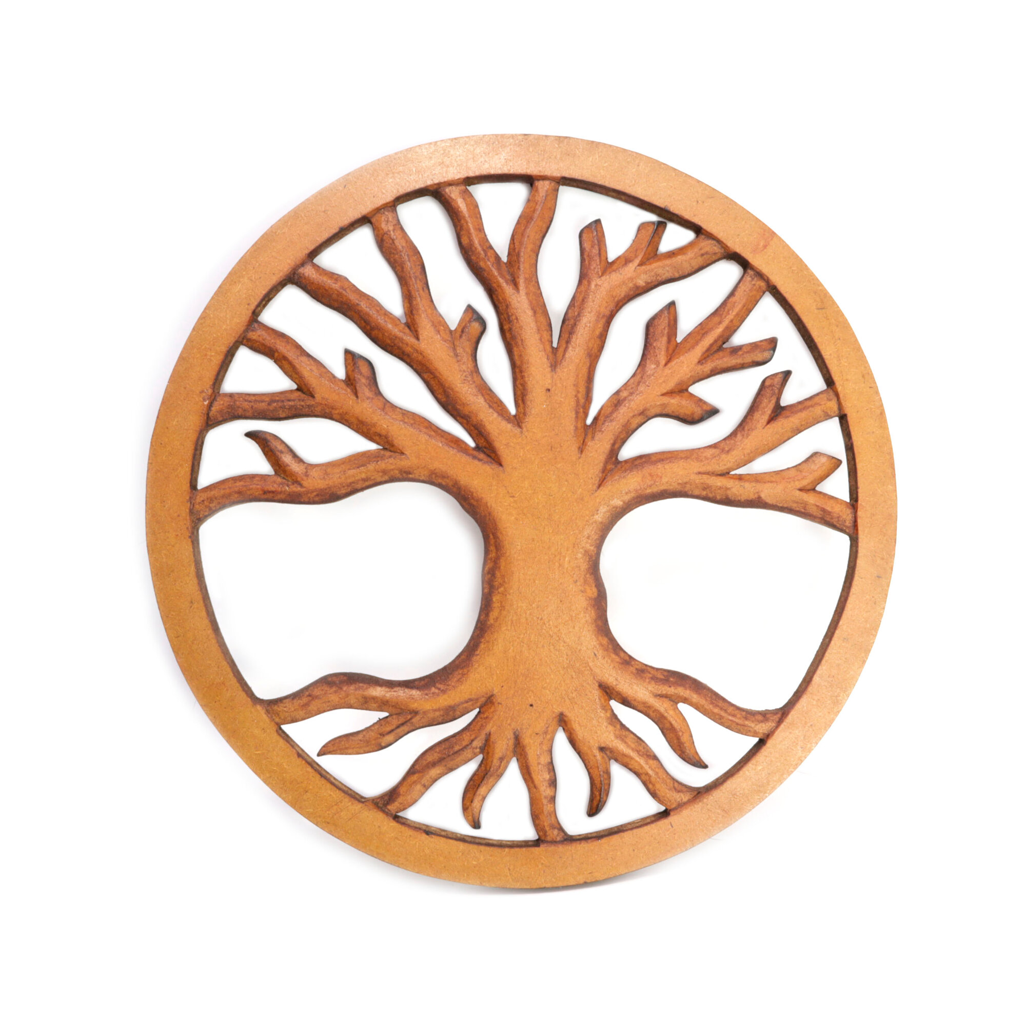 Панно настенное дерево жизни - символ роста, процветания и успеха (дерево, 25 см.), с острова Бали, 1 шт.