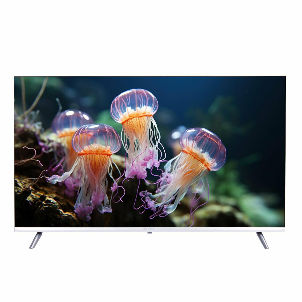 43" Телевизор Manya 43MU05SS, UHD 4K (3840x2160), DLED, черный