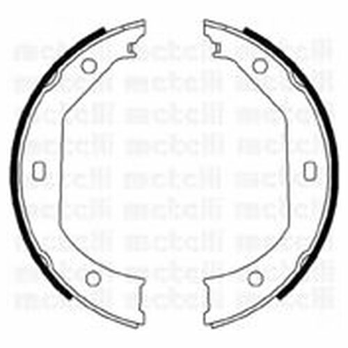 Комплект колодкок стояночного тормоза Metelli 530017 для BMW 1 серия E81, E82, E87, E88, 3 серия E46, E90, E91, E92, E93, F30, F80, F31, F34,