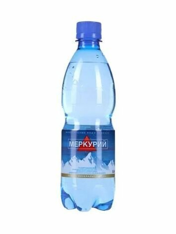 Вода минеральная Меркурий газированная лечебно-столовая 0,5л х 12шт