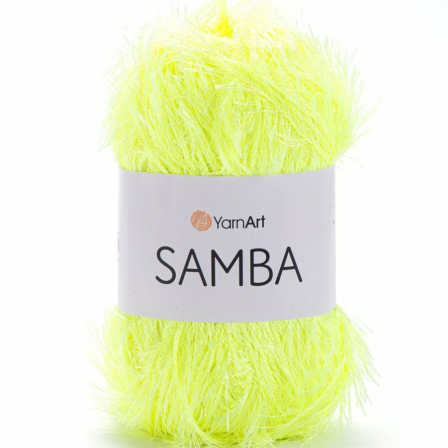 Пряжа Yarnart SAMBA 2052 салат неон (5 мотков)