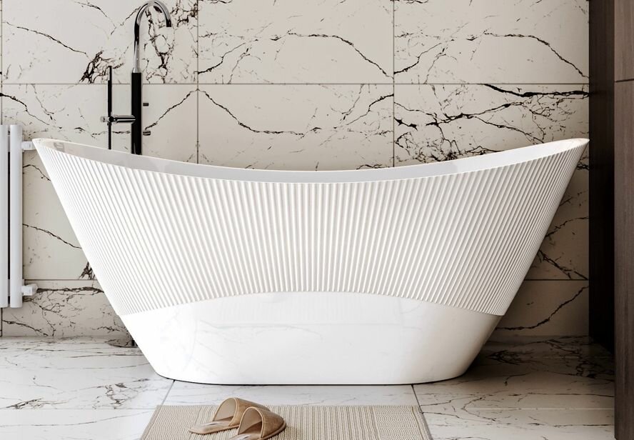 Ванна пристенная Grossman Galaxy GR-2104M (170х75х72) цвет белый матовый