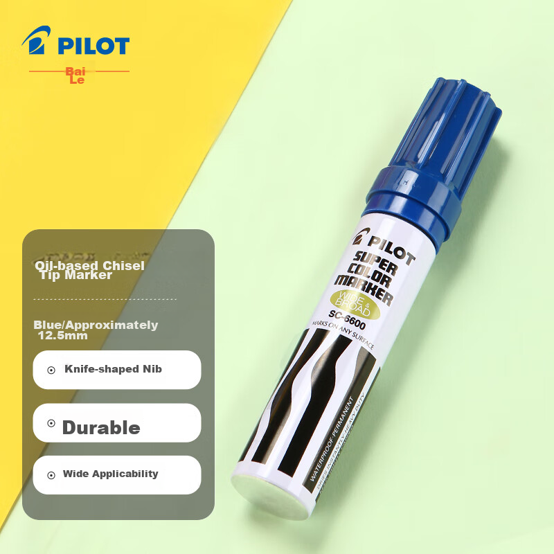PILOT Oil-Based Marker Pen with Chisel Tip SC-6600 Blue