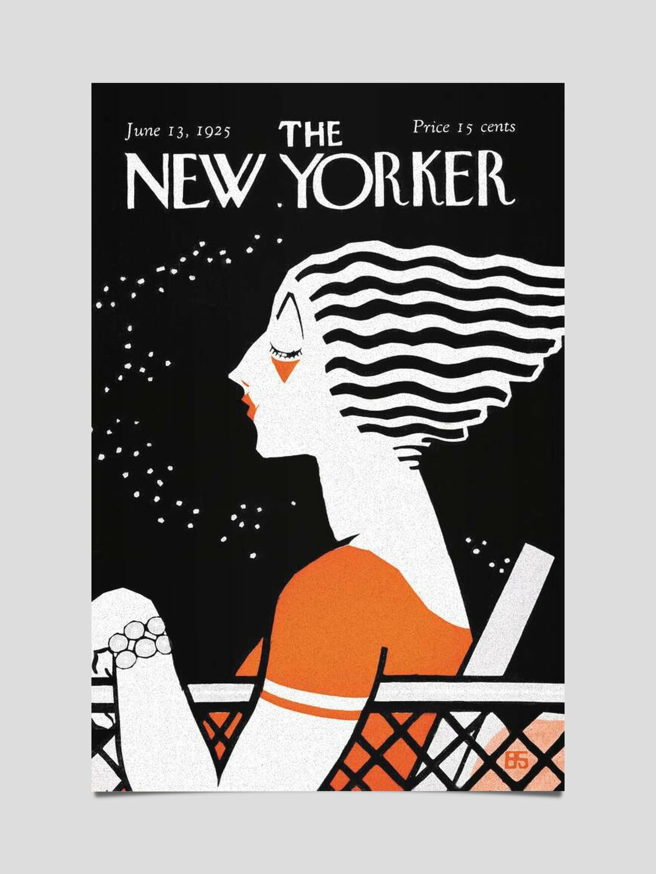 Постер по обложе The New Yorker 13.06.1925, размер 40 на 60 см. - Poster4me