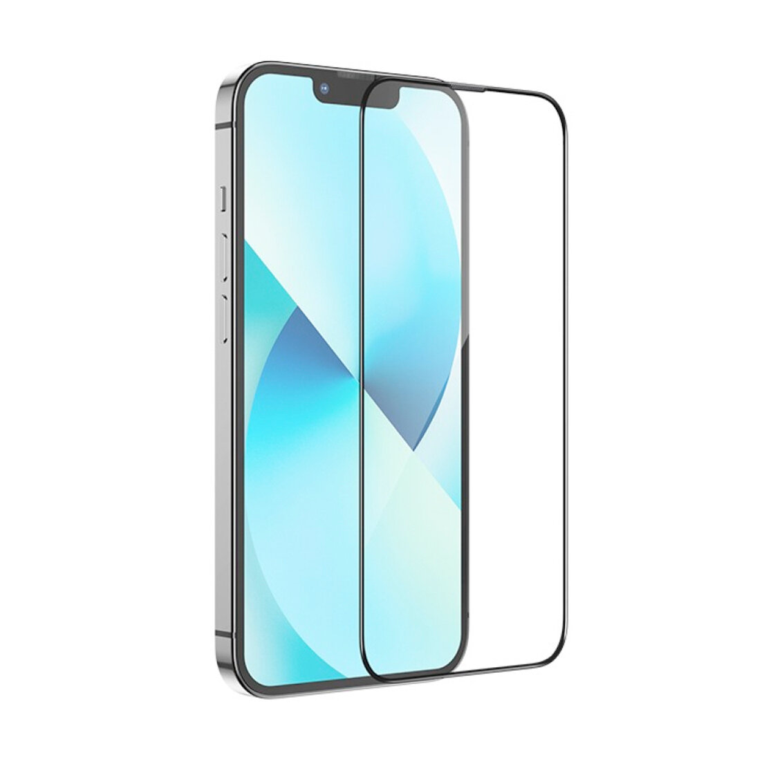 Защитное стекло на iPhone 13 mini (5.4) A31, HOCO, Full screen 3D, с сеточкой для динамика, черное