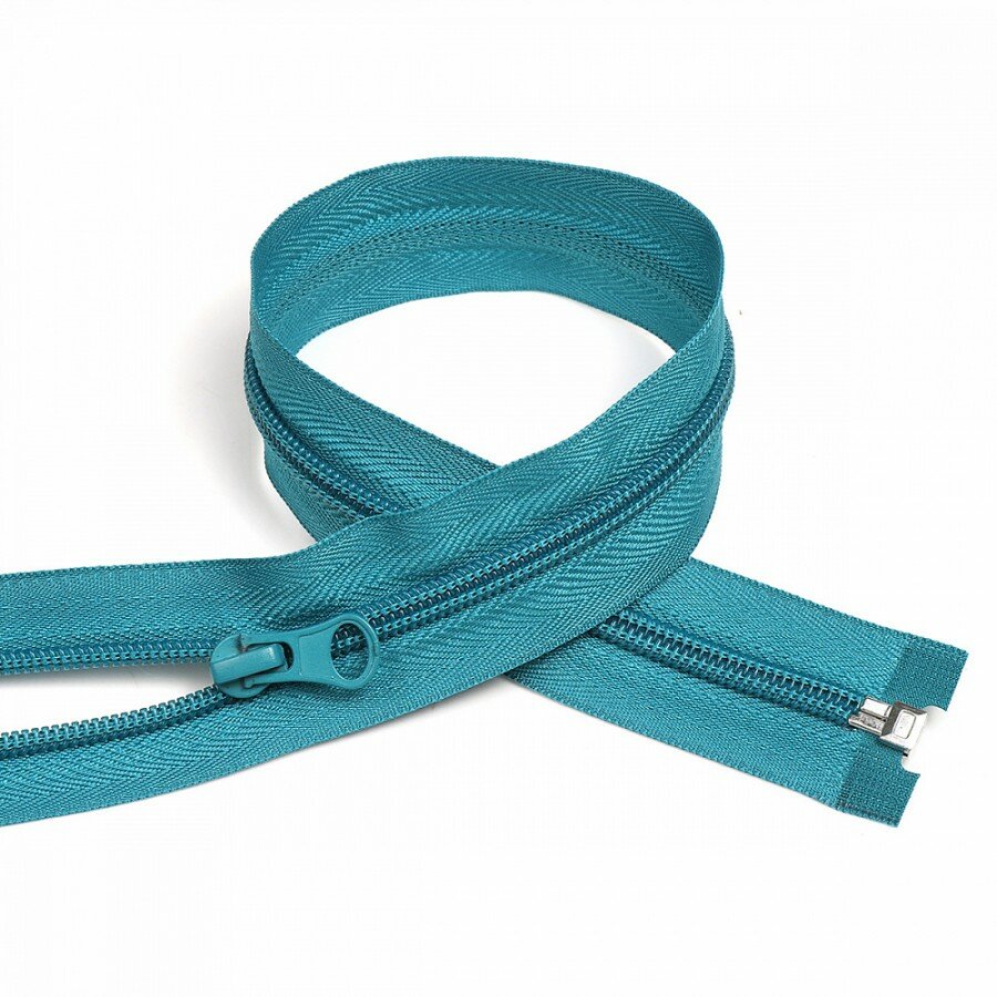 Молния MaxZipper пласт. спираль N5-N 60см цв. S020 т. бирюза уп.10шт
