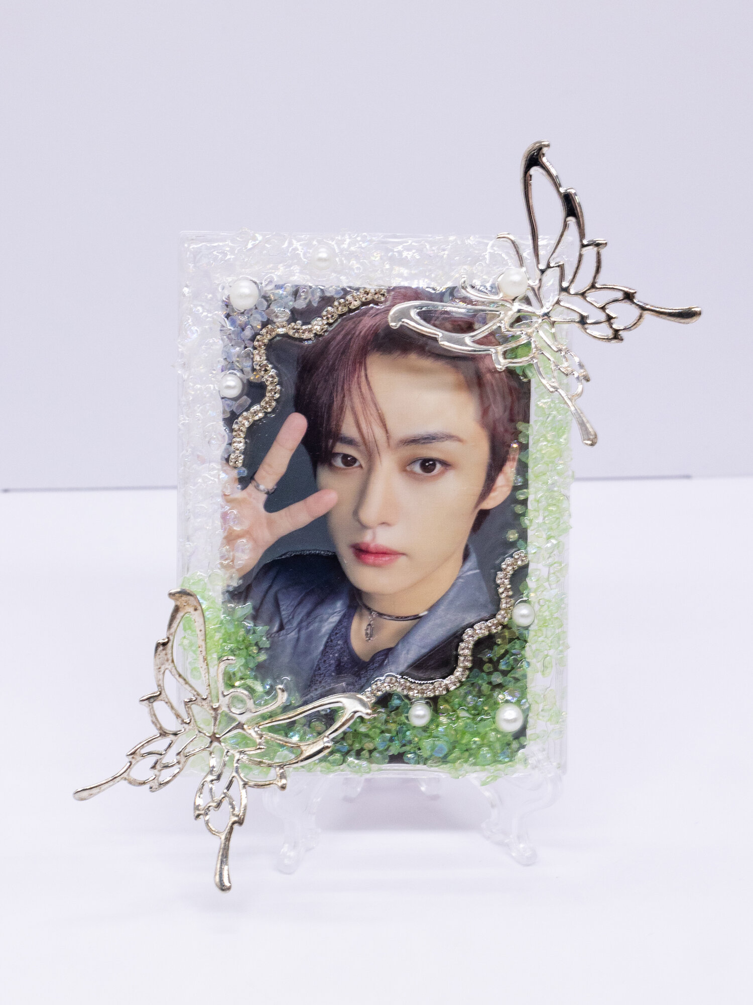 Подставка для кпоп карт, акриловая рамка для карт Бабочка