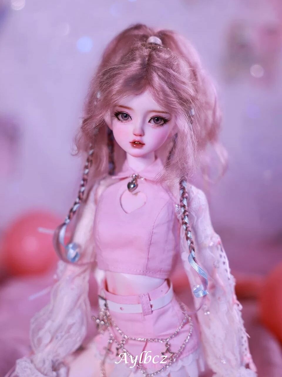 1/4 Куклы Bjd Bariy в розовой юбке для девочки в милом стиле, полный комплект