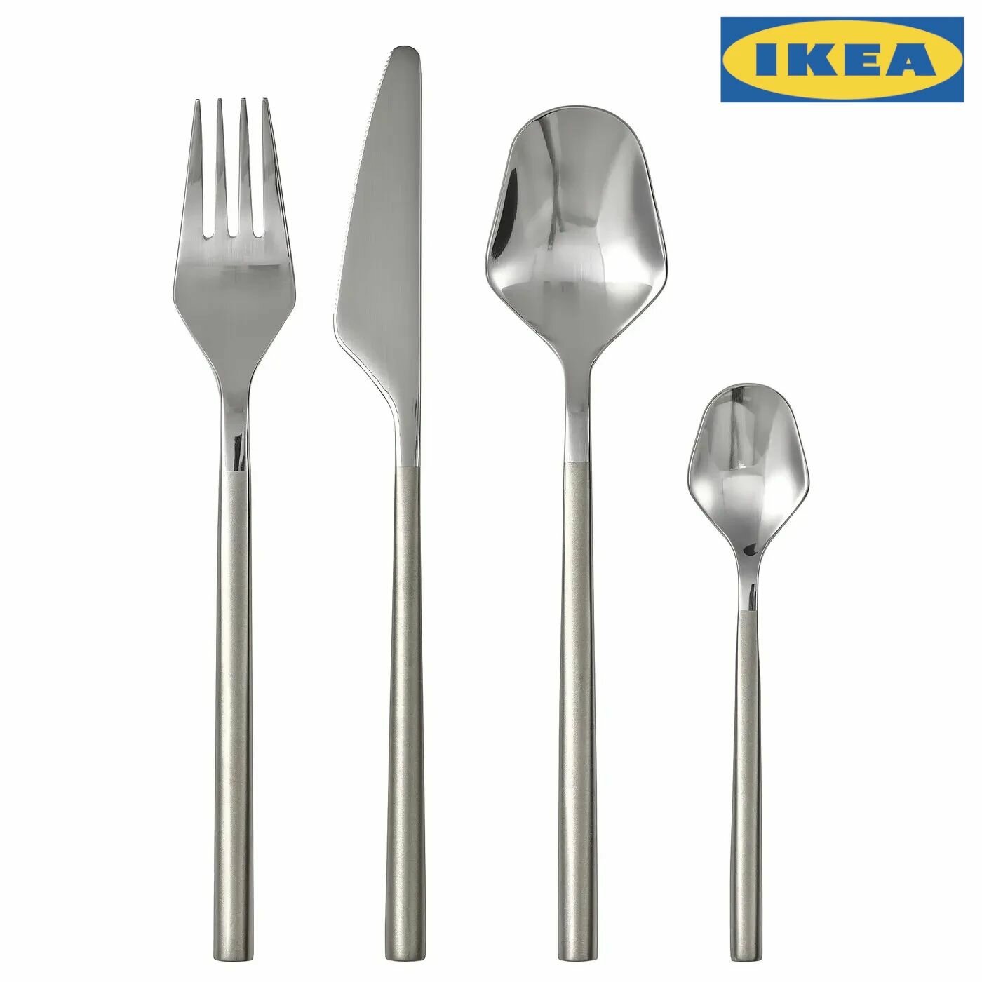 IKEA Набор столовых приборов 16 предм. серебристый