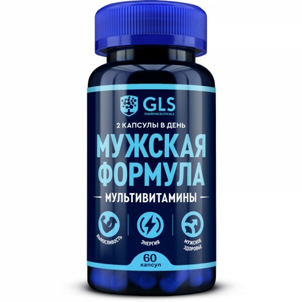 GLS "Мужская формула GLS" капсулы по 440 мг, 60 табл