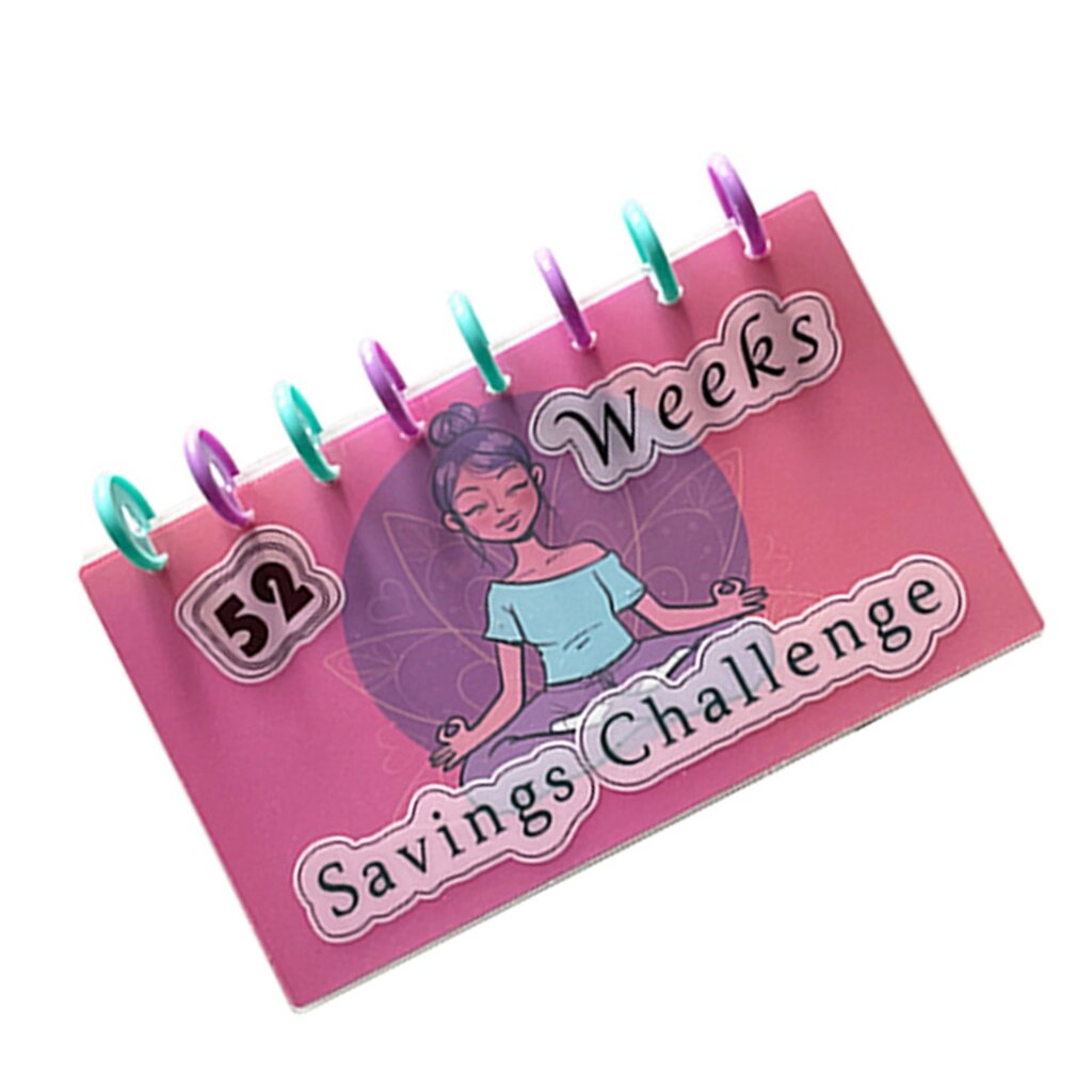 Блокнот в переплете "52 Недели экономии", Блокнот в переплете "Проблема экономии денег" с конвертами, Журнал для финансового планирования