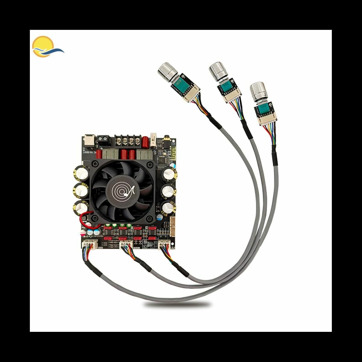 (P X G Y) -3002T Плата цифрового усилителя мощности Bluetooth 300WX2 2.0-канальный стереофонический предусилитель Hi-Fi TPA3225 Сабвуфер-B