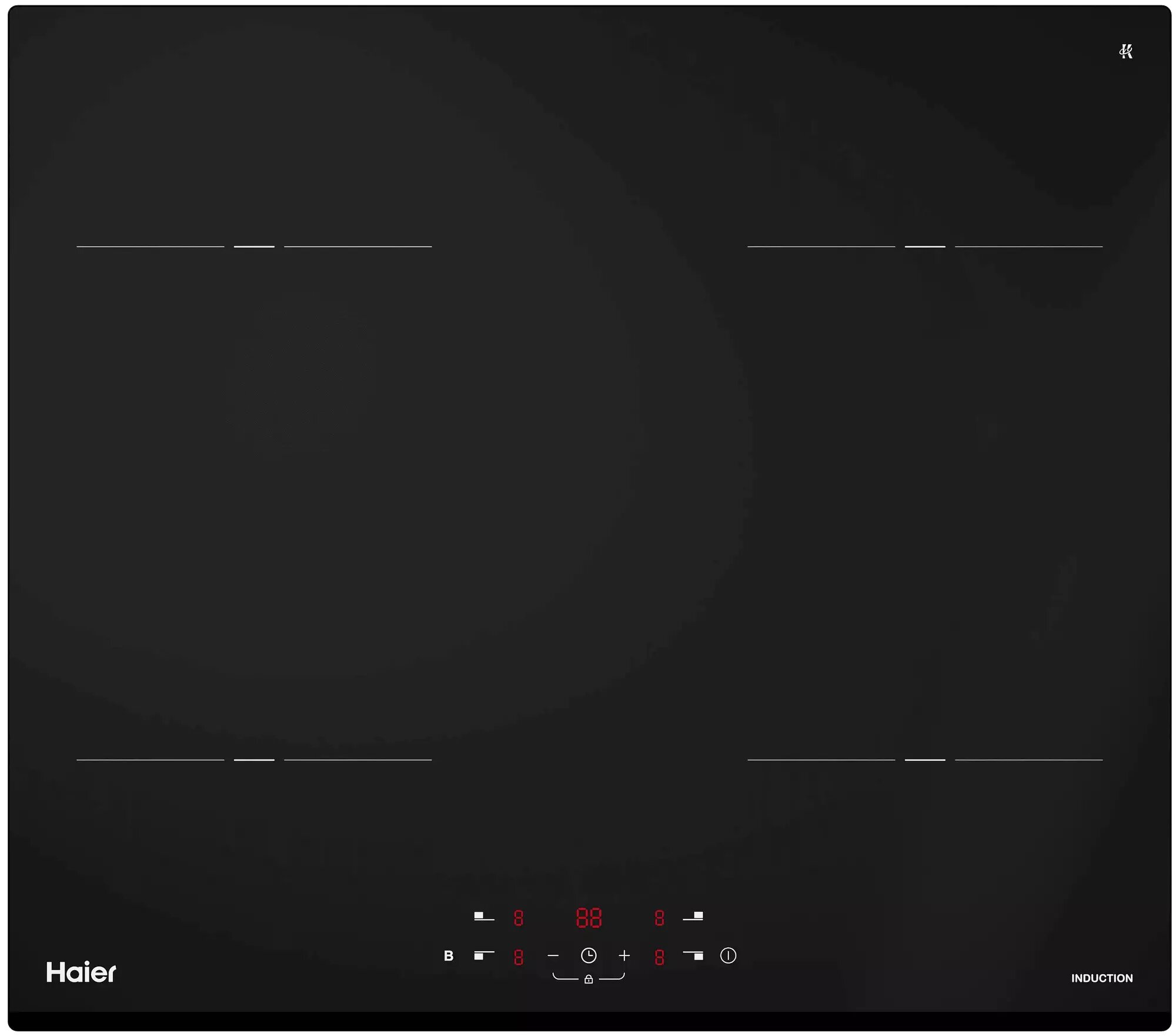 Варочная панель Haier HHY-Y64NPVB, независимая, сенсорное управление, таймер