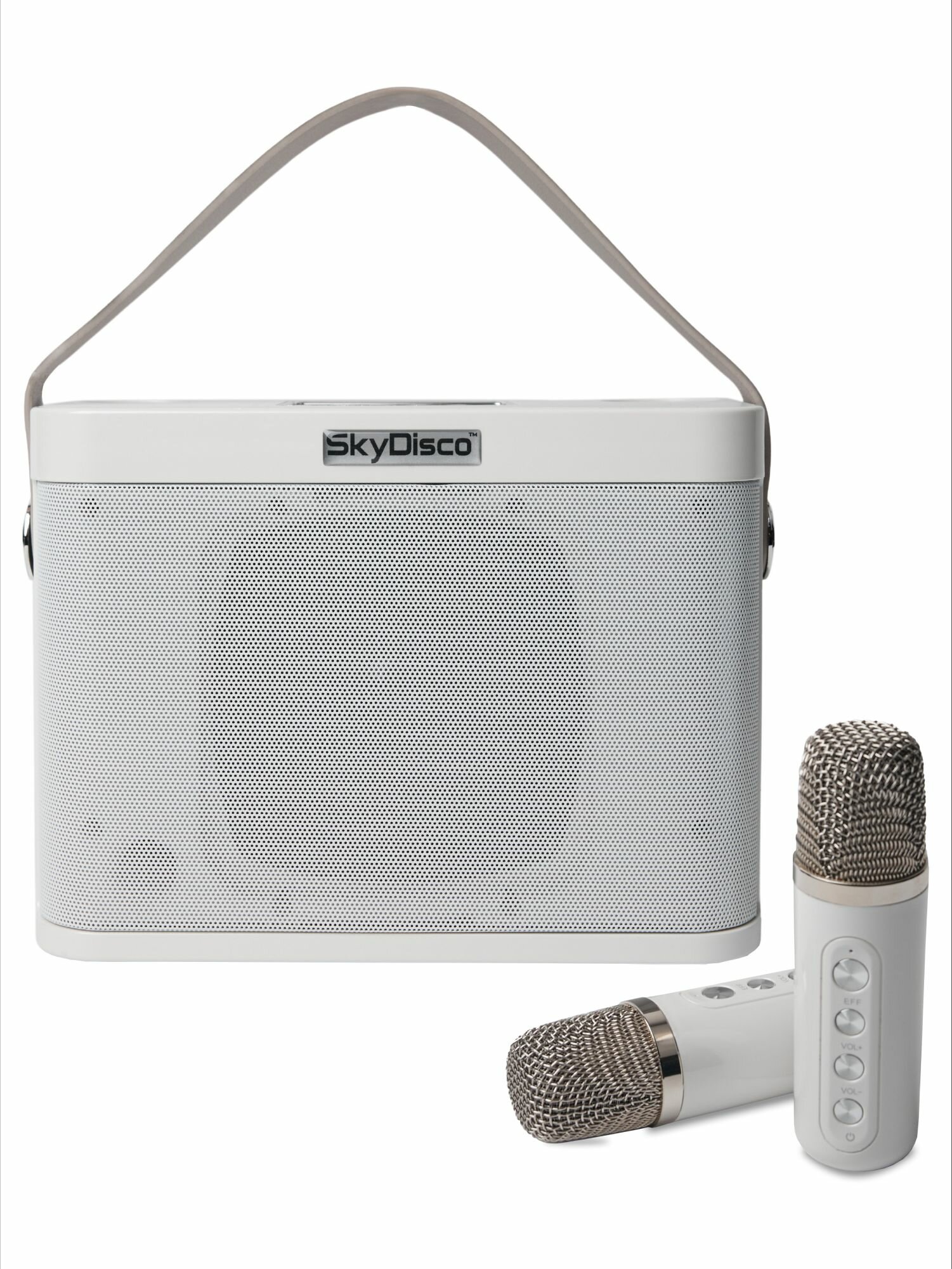Караоке-колонка SkyDisco YS-219 30Вт White портативная караоке-система с микрофонами