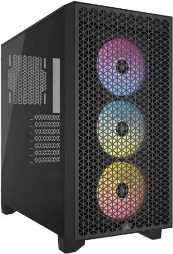 Корпус E-ATX Corsair 3000D RGB Airflow black (CC-9011255-WW)