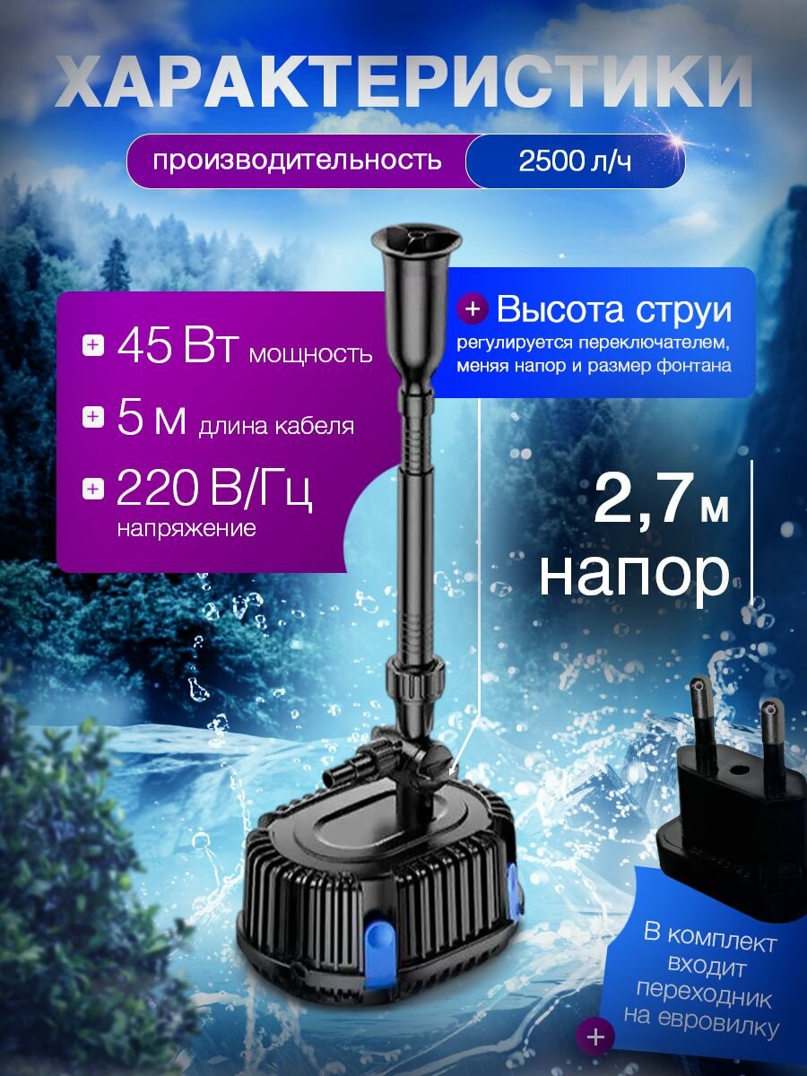 Фонтанный насос — фото 1