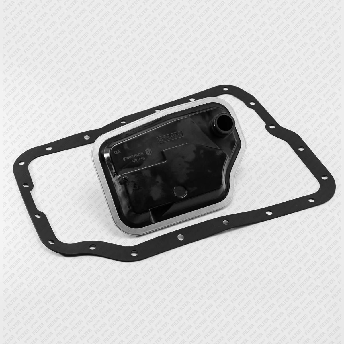 Фильтр АКПП с прокладкой для Мазда 2, 3, 5 AF0116 GREEN FILTER