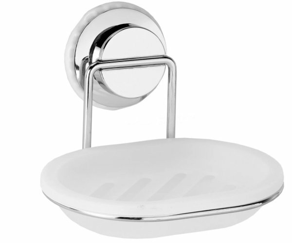 Мыльница для ванной на присоске пластиковая Fora "ATLANT"