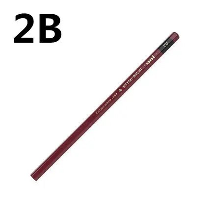 UNI 1887 набор карандашей для рисования 2B